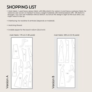 Pinafore Dress ENYA Sewing Pattern PDF | Woman Sewing Pattern Digital | Pinafore Sewing PDF V ...