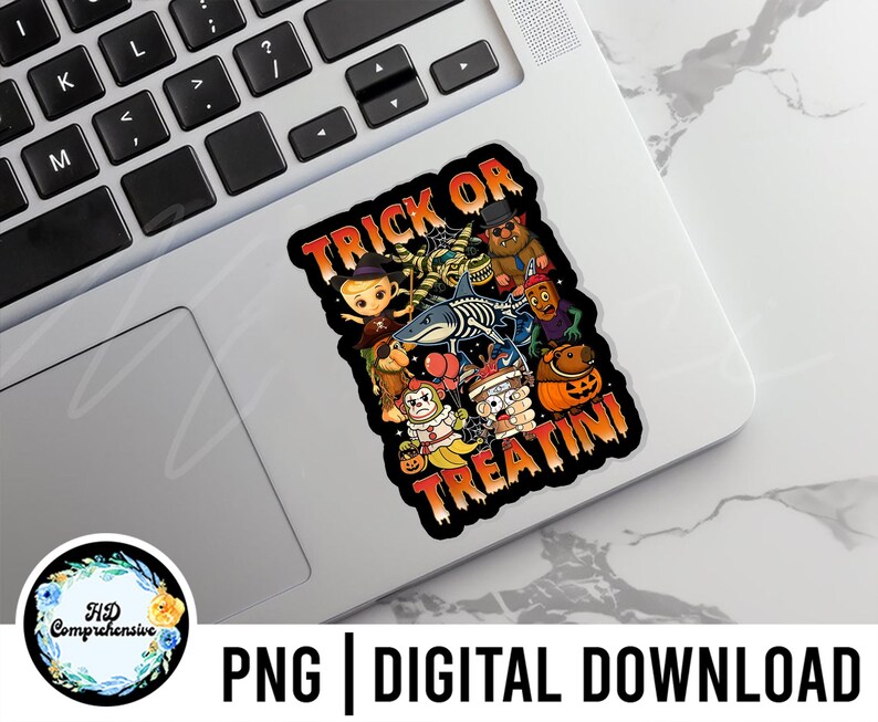 Funny Halloween Characters PNG: Trick or Treat Boy Design (digital ...