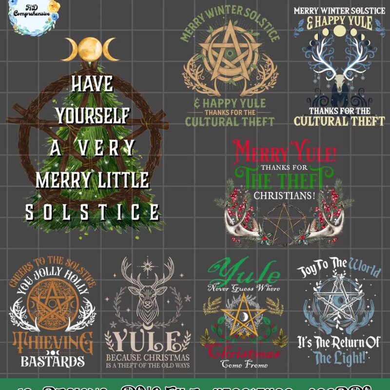 Yule Svg File - Etsy