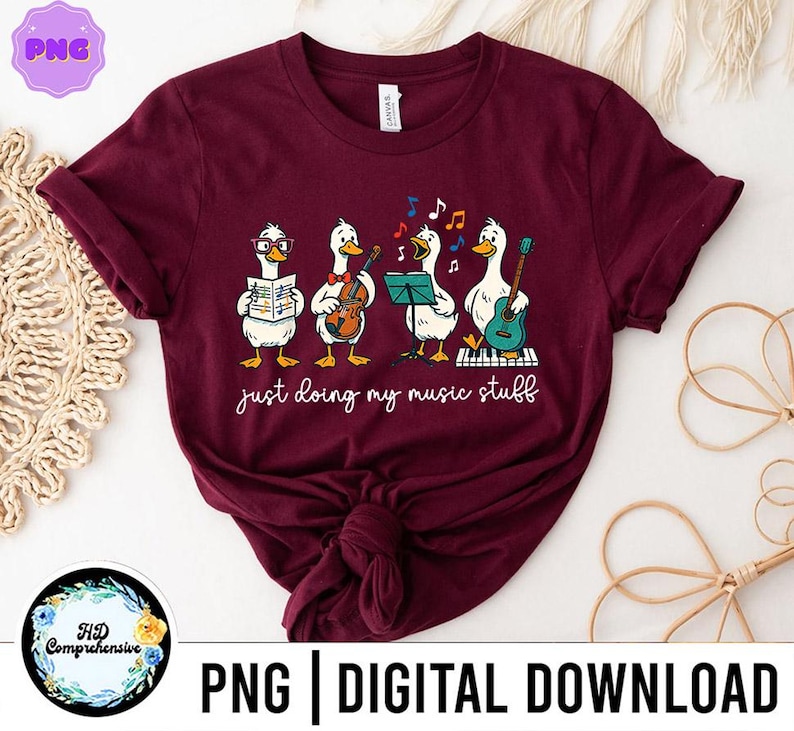 Silly Goose School Staff Bundle PNG, Cute Geese Clipart, Art Math ...