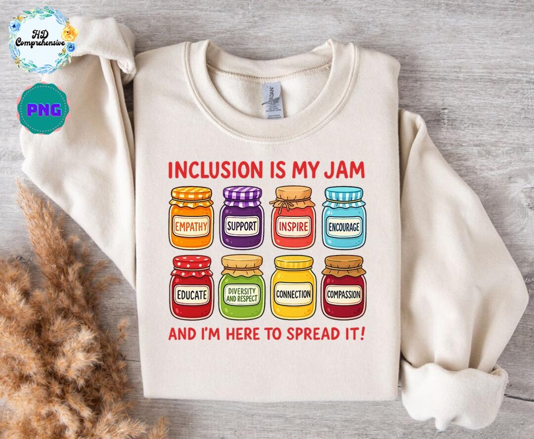 Inclusion is My Jam PNG: Neurodiversity & Autism Awareness (digital ...