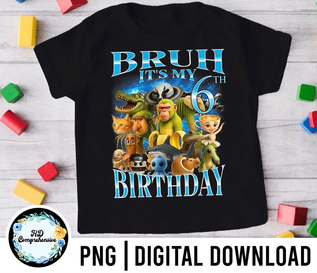 Personalized Funny Birthday Meme PNG: Custom Kids Party Design (digital ...