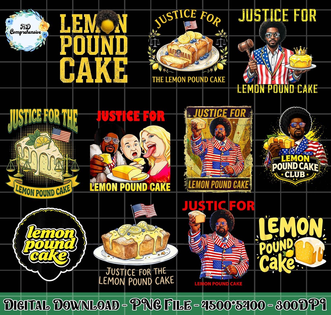 Afroman Lemon Pound Cake Png Bundle, Mama's Lemon Pound Cake Png ...