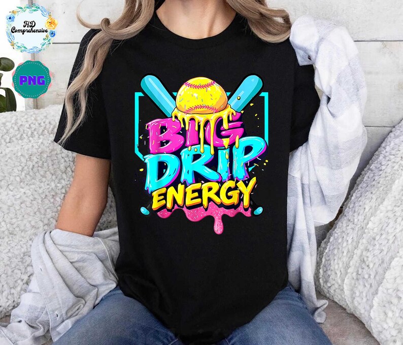 Dripping Baseball PNG Bundle: Ice Cream Cone, Glove Designs (digital ...