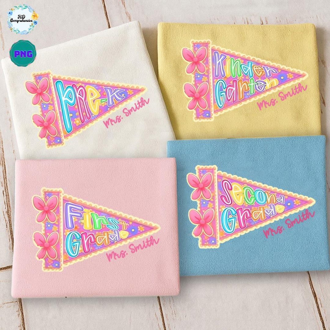 Custom Coquette Bow Pennant PNG: Sport/school/teacher Team (digital ...