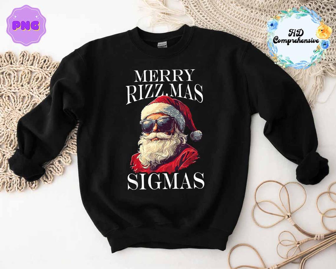 Rizz Mas Sigmas Santa Png, Skibidi Rizzmas PNG, Rizzmas Santa Bruh Png ...