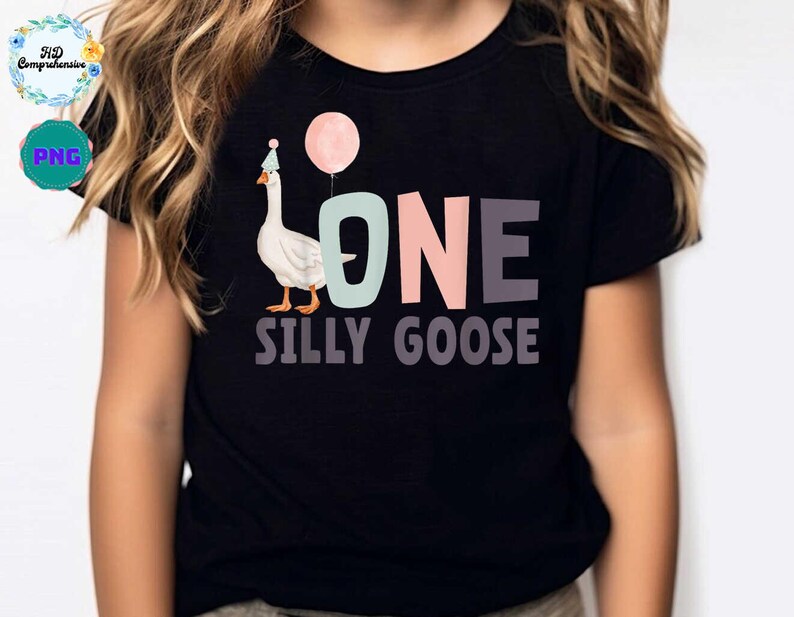 Silly Goose Birthday PNG Bundle: Matching Family Theme (digital ...