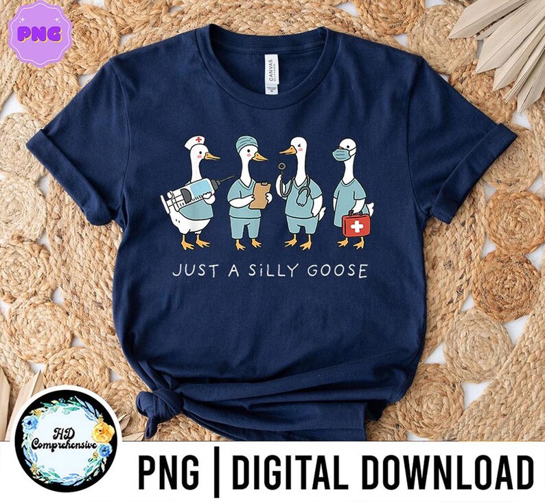 Silly Goose School Staff Bundle PNG, Cute Geese Clipart, Art Math ...