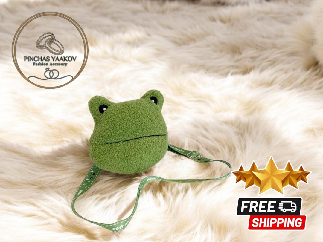 Plush Frog-inspired Satchel | Cute Animal Design Handbag | Soft ...