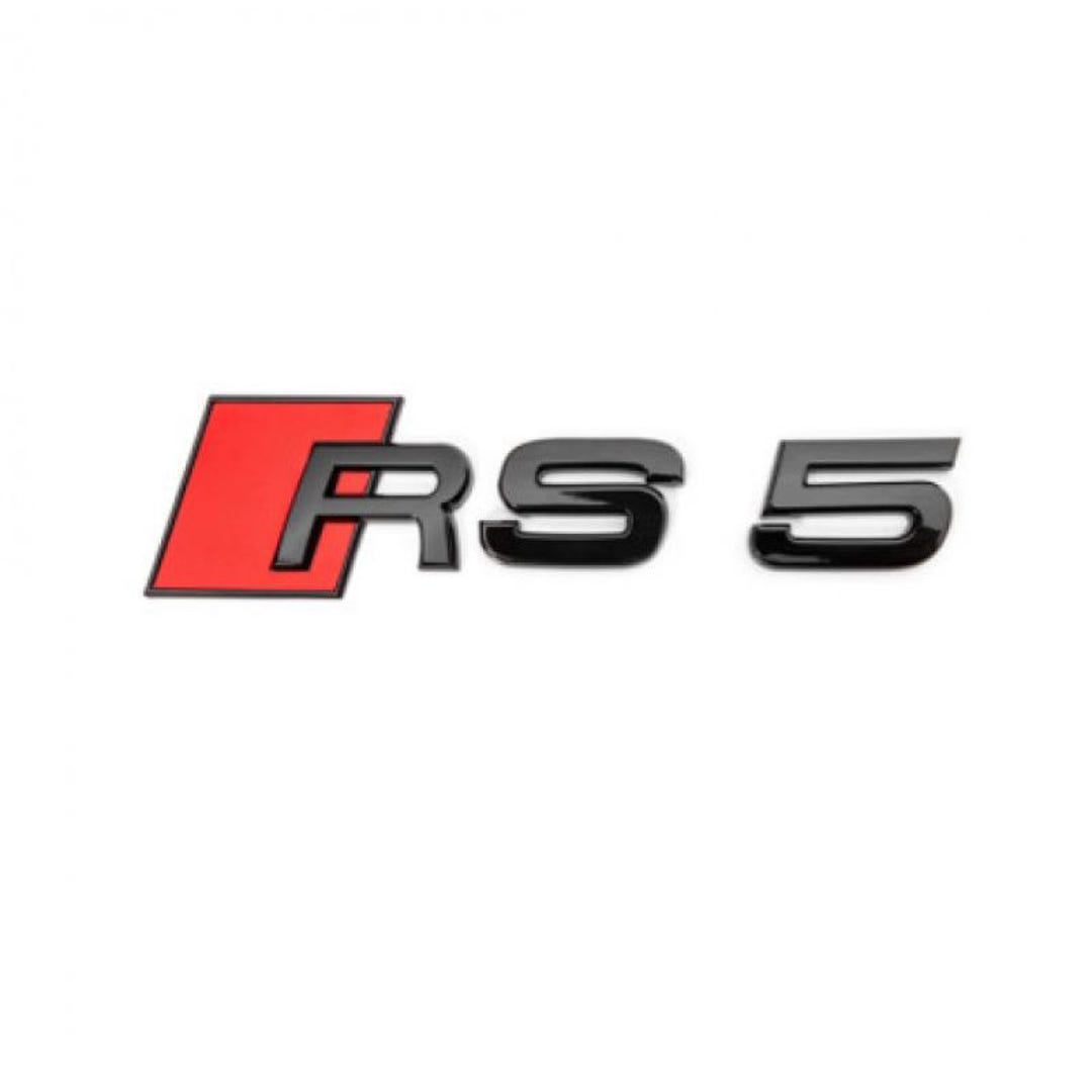 RS5 Logo Matte Black Badge Emblem Rs3 Sticker Rear Tailgate Metal - Etsy