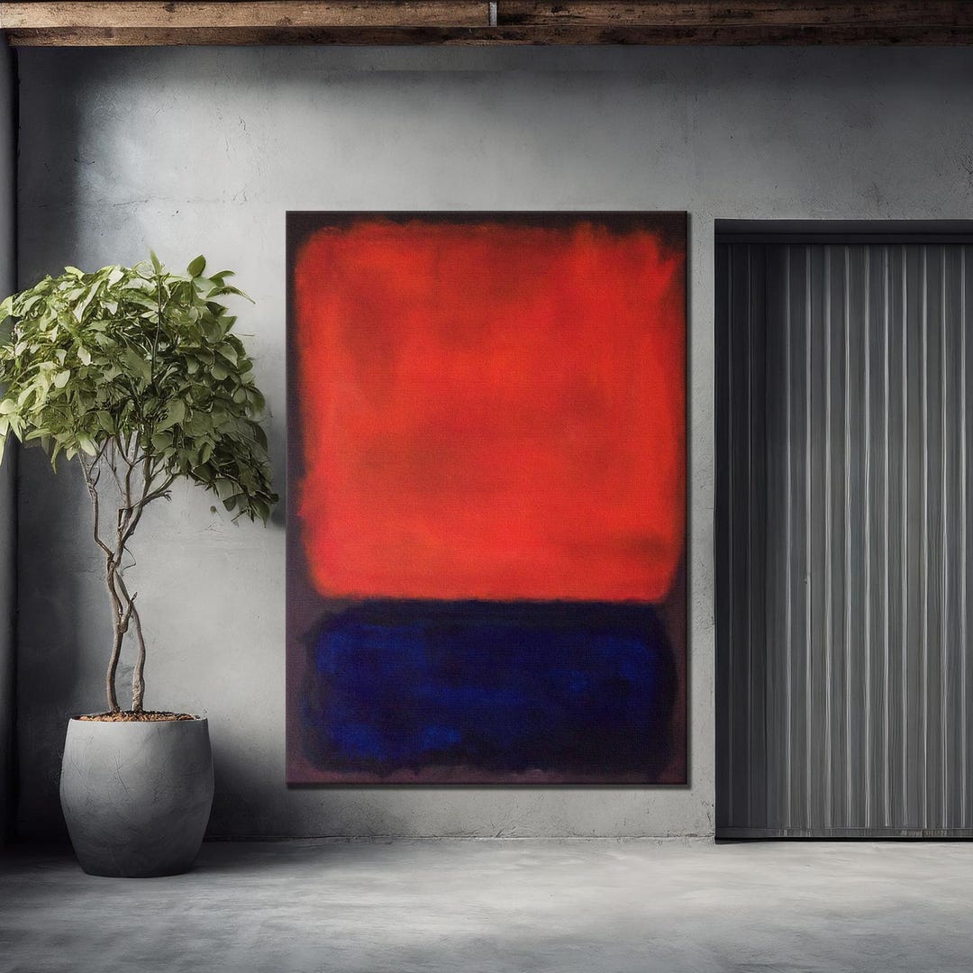 Mark Rothko No.14 1960 Print, Mark Rothko Canvas Print, Mark Rothko ...