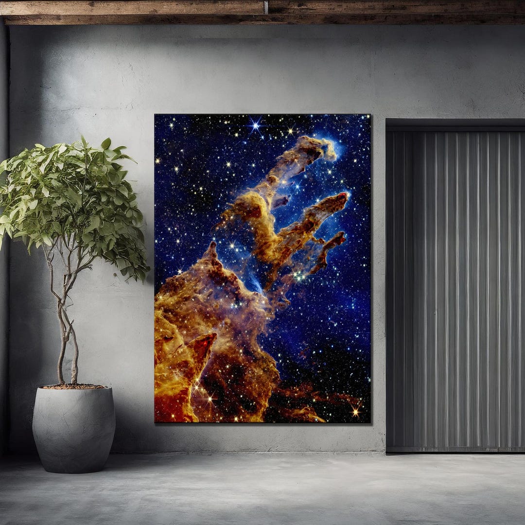 Nasa James Webb Canvas Wall Art Nasa Wall Art Exhibition Art NASA James ...
