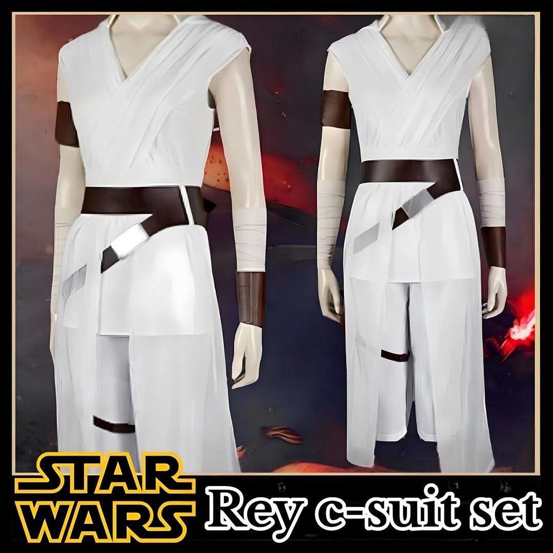 Star Wars Rey Costume Set - Jedi Rey & Rise of Skywalker Outfits ...