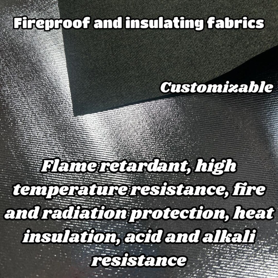 Waterproof Fireproof Heat-resistant Protective Fabric Radiation ...