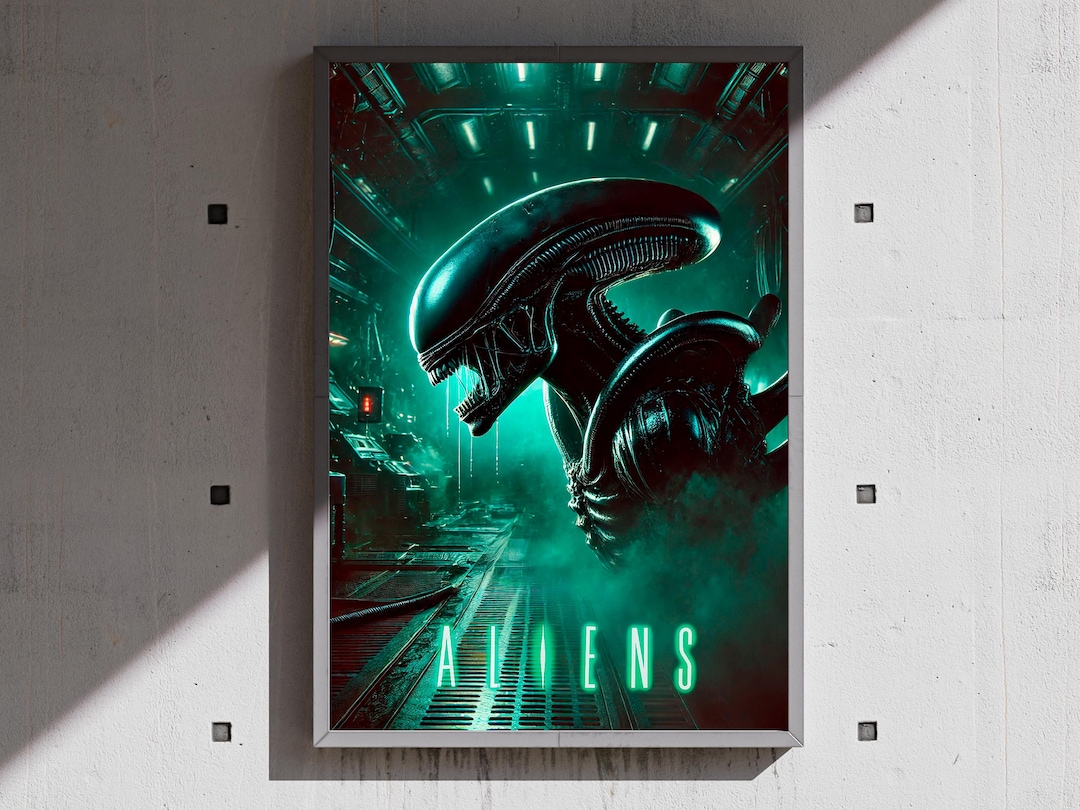 Poster Alien – Arte De Terror Sci-fi Para Impressão - Etsy