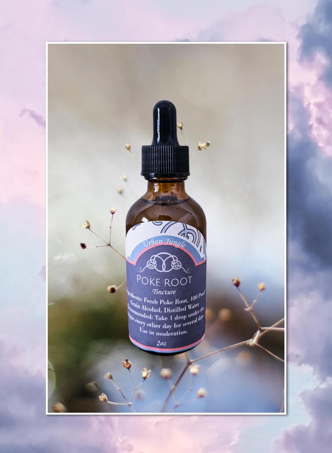 Poke Root | Lymphatic | Immunity | Wellness | Natural Herbal Tincture ...