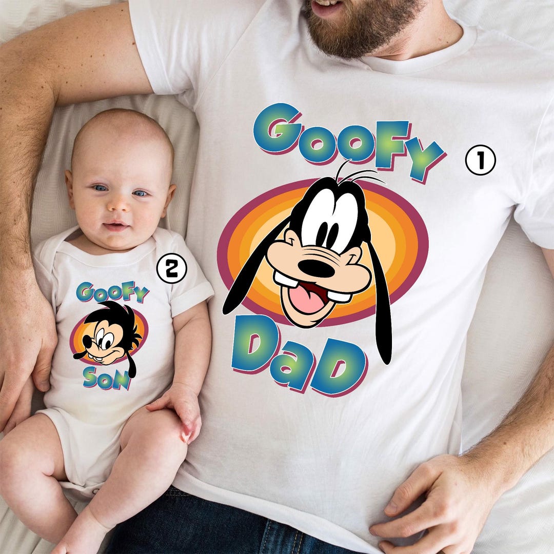 Goofy Movie Goofy Dad Goofy Son Shirt, Disneyland Dad and Son Shirt ...