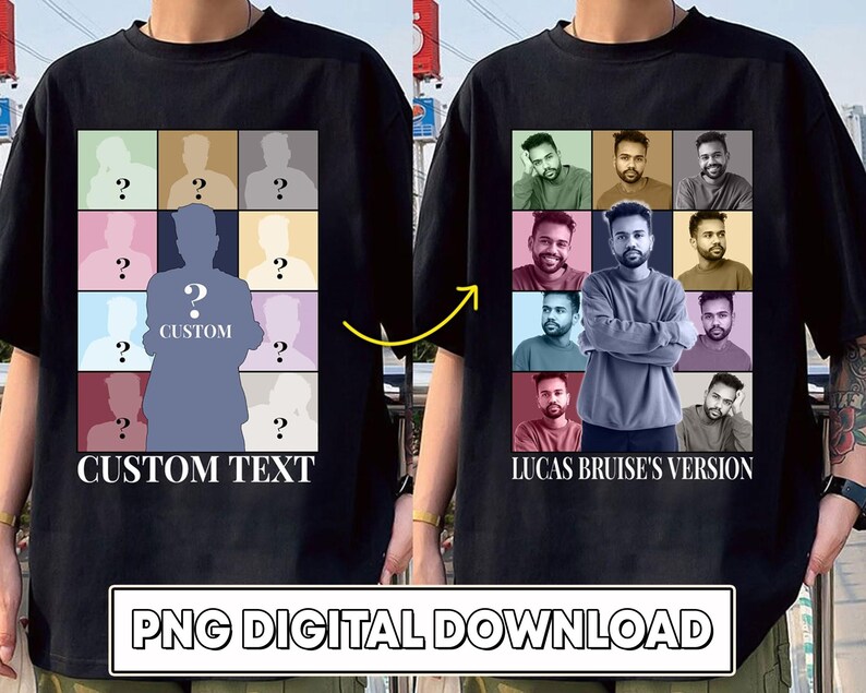 Custom Eras Tour PNG, Personalized Your Image Eras Tour PNG ...