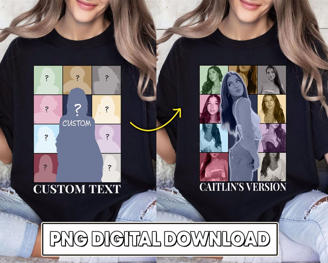 Custom Eras Tour PNG, Personalized Your Image Eras Tour PNG ...