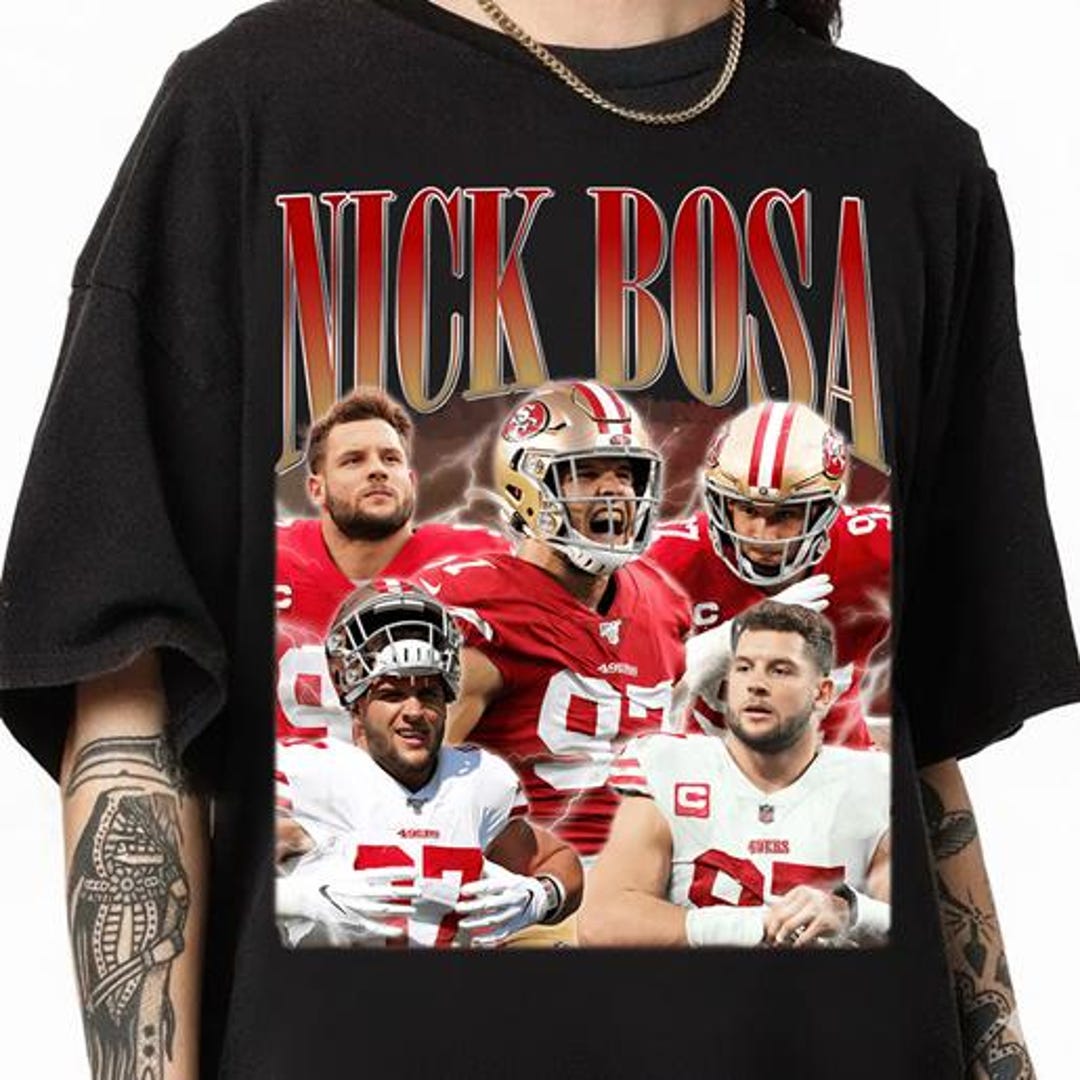 Comfort Colors Nick Bosa Homage Shirt, Vintage Nick Bosa Bootleg Shirt ...