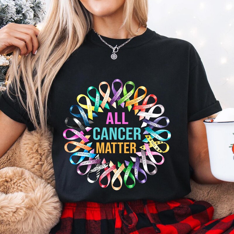 Cancer in All Colors Svg - Etsy