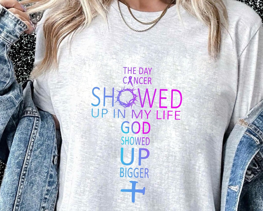 Christian Cancer Support PNG – Faith Hope Awareness Design (digital ...