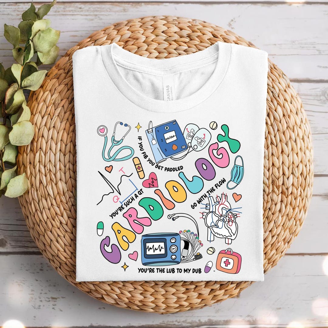 Funny Cardiology PNG: Doctor Nurse Sublimation Design (digital Download ...