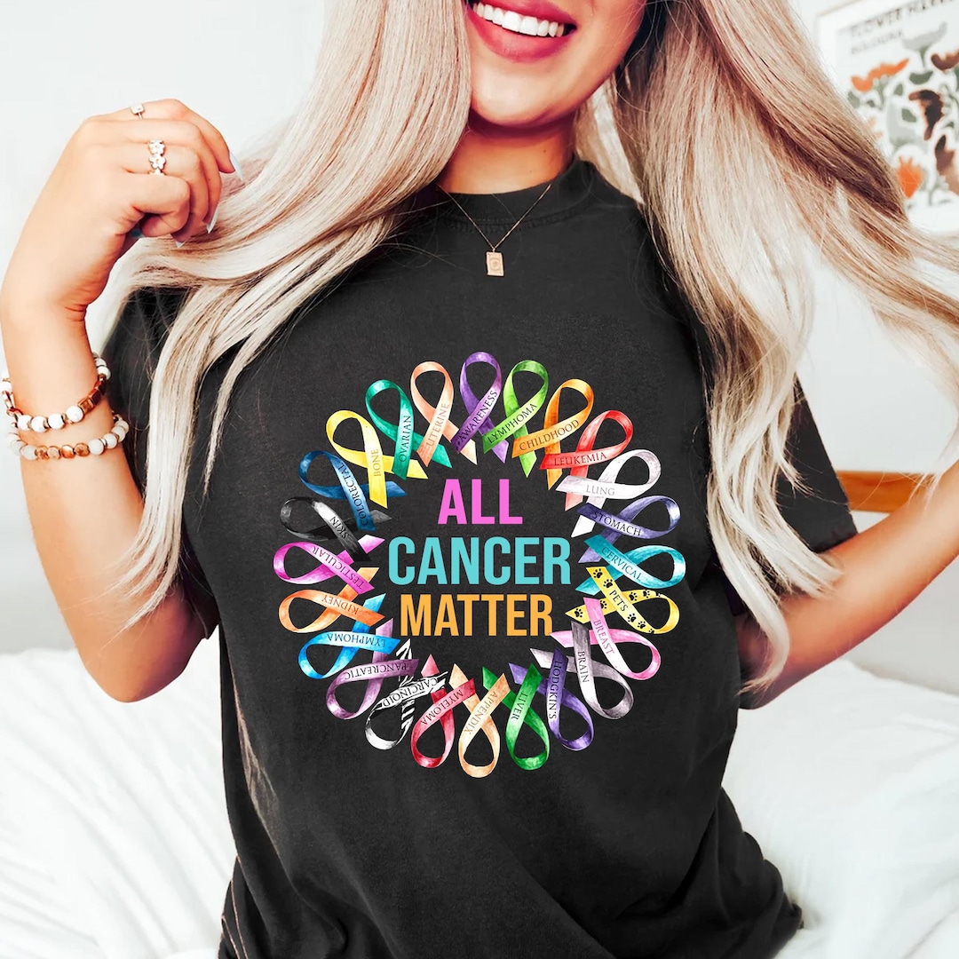All Cancer Matters PNG: Awareness Ribbon Digital Download - Etsy