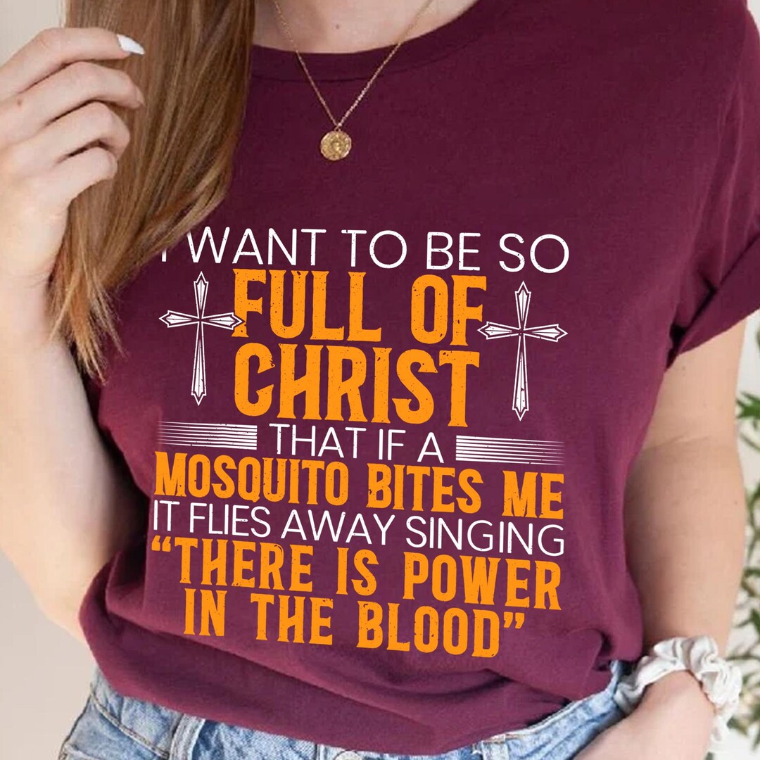 Full of Christ PNG - Funny Christian Quote Design for DIY Shirts, Mugs ...