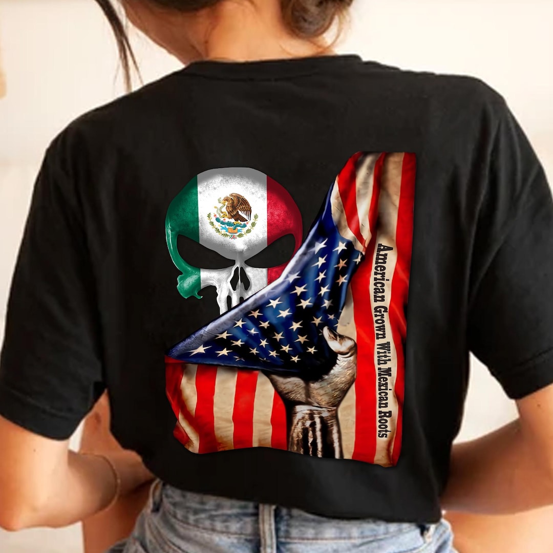 American Grown With Mexican Roots PNG - Patriotic Mexican Heritage ...