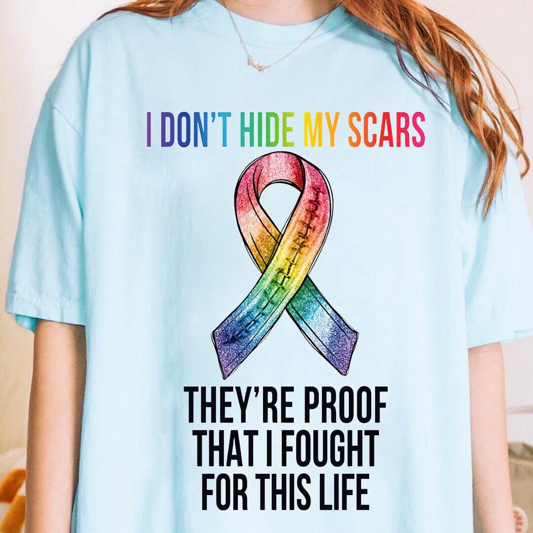 I Don’t Hide My Scars, They’re Proof I Fought for This Life PNG Design ...