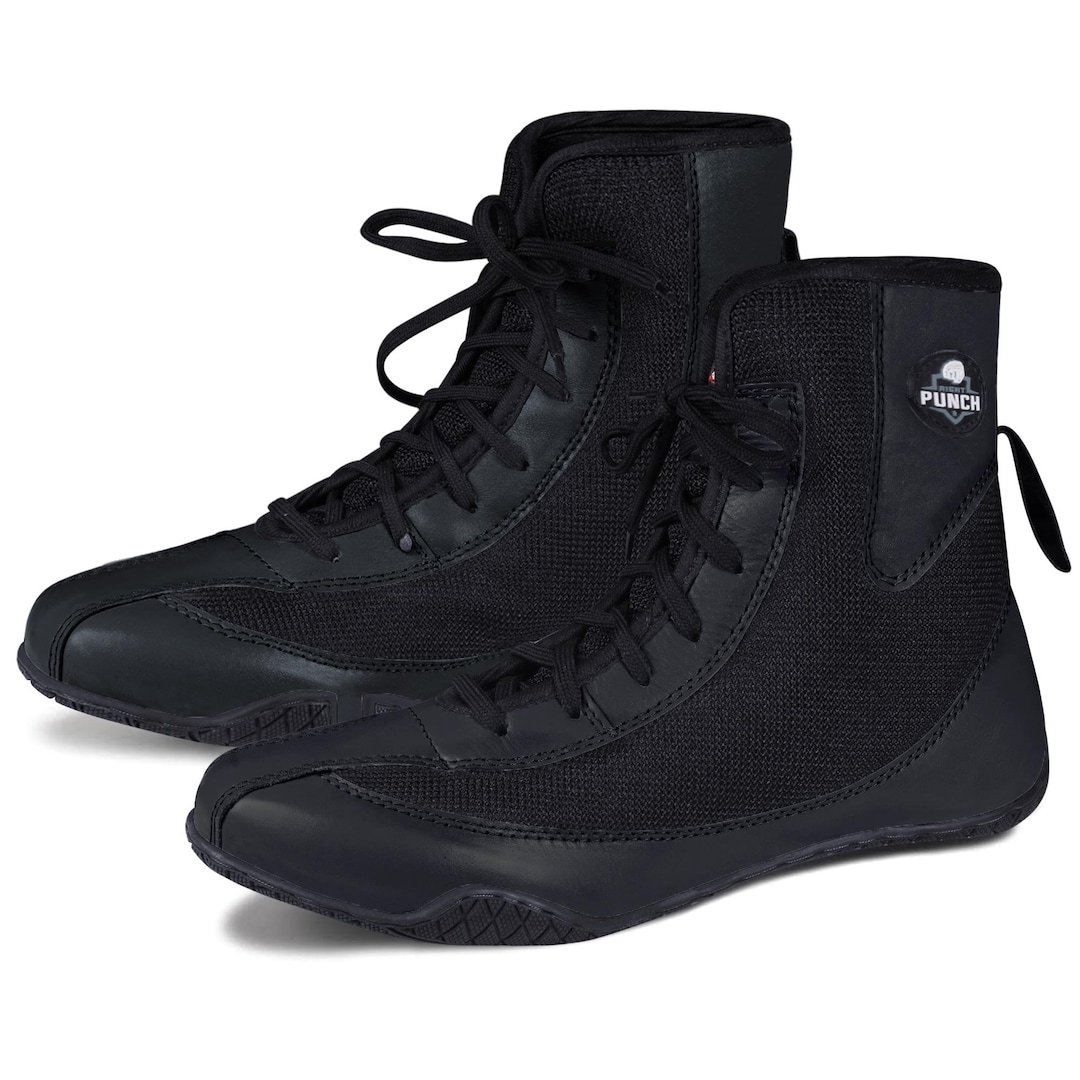 Rightpunch Professional Boxing Shoes | Durable Non-slip Training Boots ...