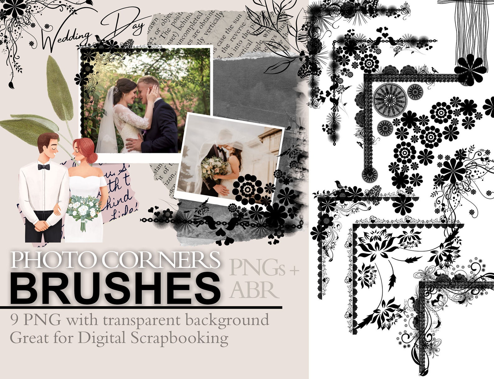 Photoshop Brushes Photoshop Overlays Digital Stamps - Etsy