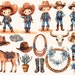 Boy Cowboy Clipart, Western Clipart, Wild West Cowboy Png, Wild West ...