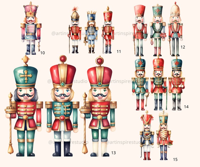 Pastel Nutcracker Digital Clipart Nutcracker Suite Fairy Tale Png ...