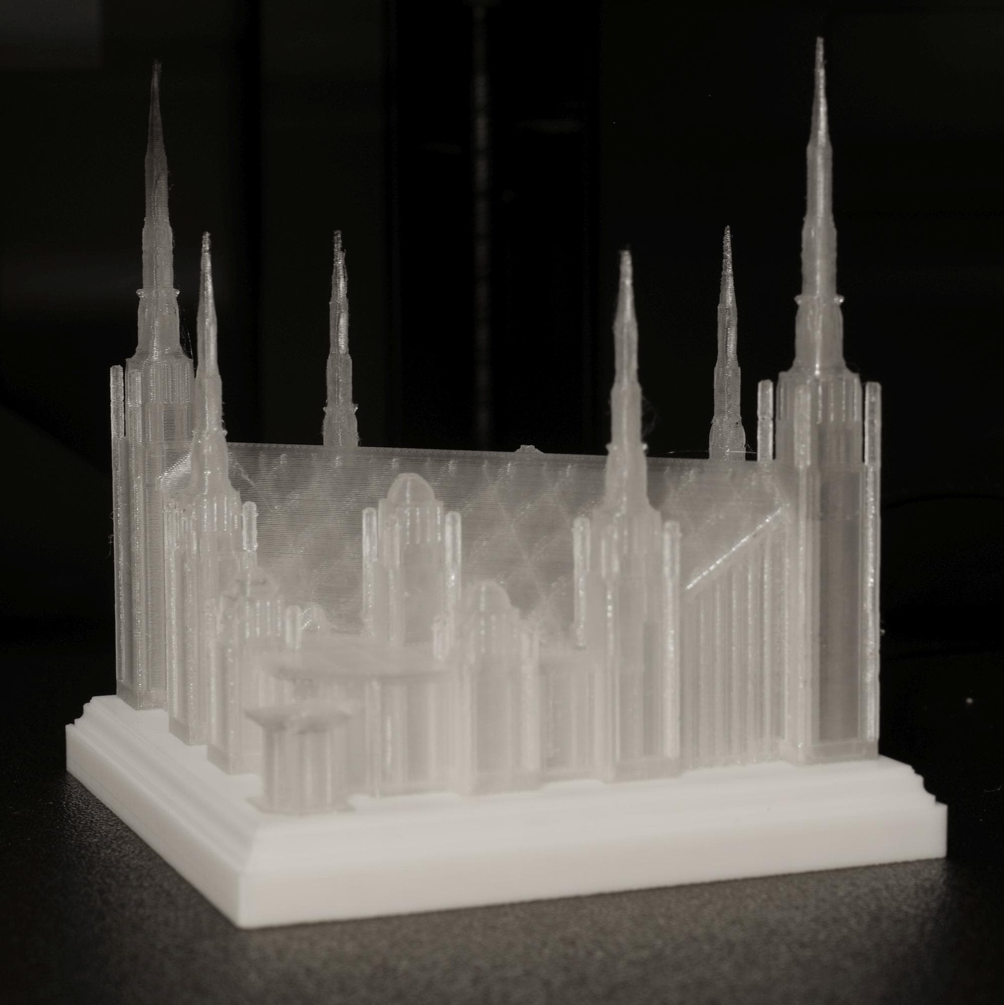 Portland Oregon LDS Temple 3d Model With LED Light, USB Dimmer Switch ...
