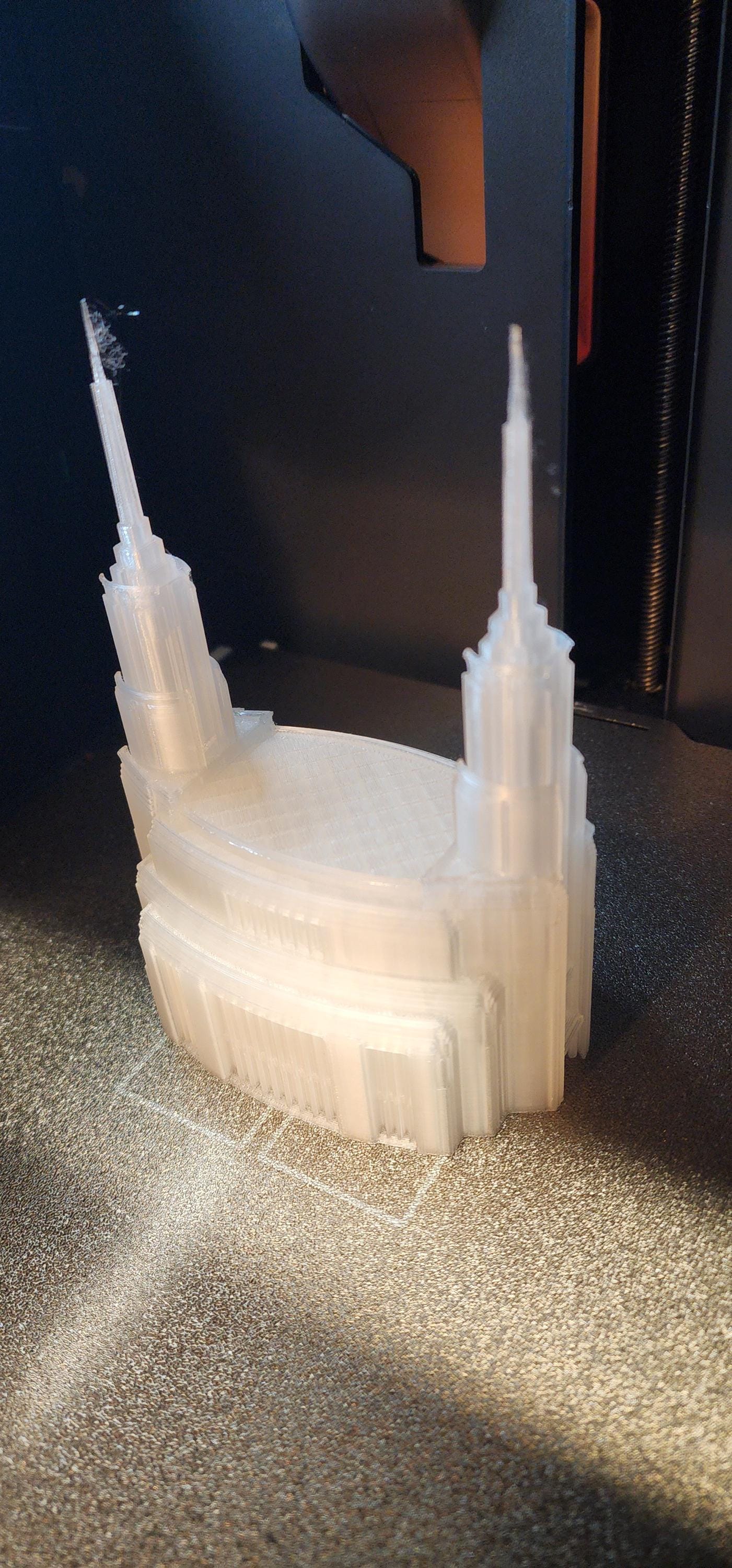 Rome Italy LDS Temple 3d Model With LED Light, Usb Dimmer Switch & Wall ...