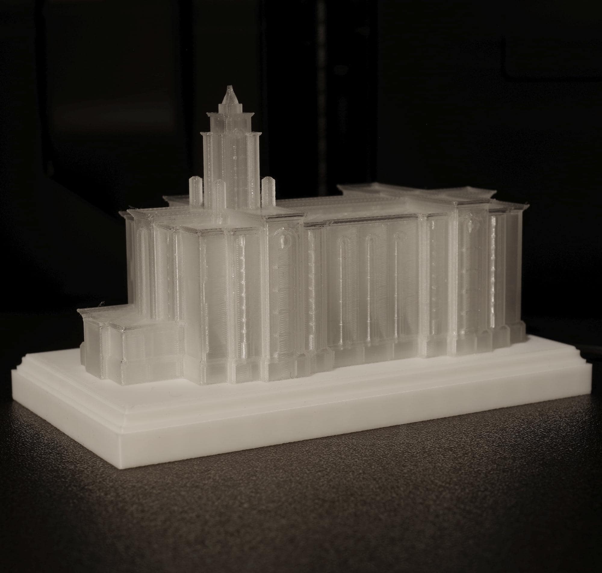 Bogota Colombia LDS Temple 3d Model With LED Light, USB Dimmer Switch ...