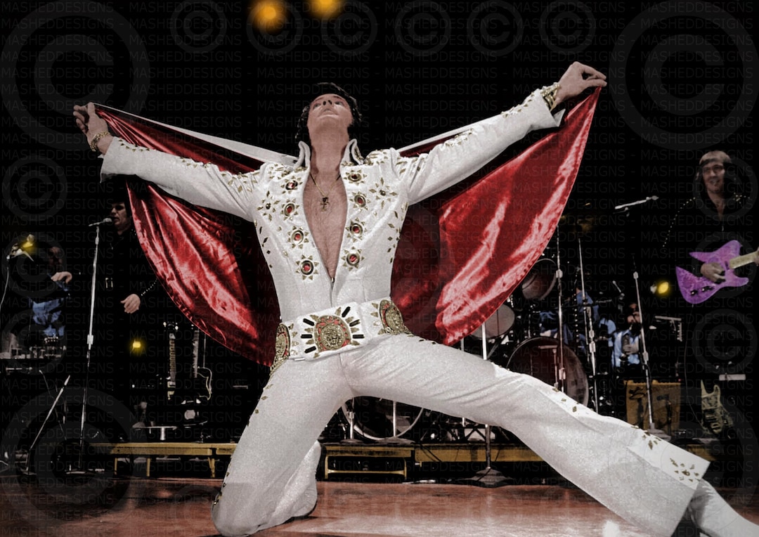 Elvis Presley - on Tour 1972 - Exclusively Made by Mashed Designs - Etsy