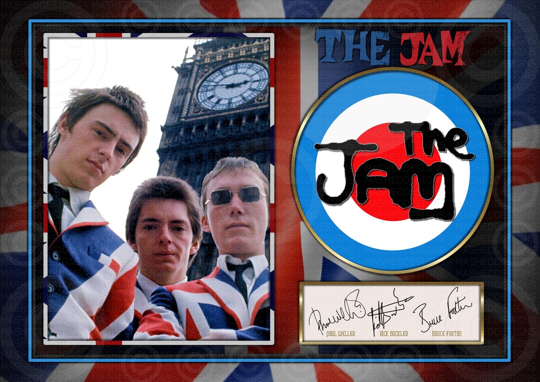 The Jam - Mods - Paul Weller - Exclusively Made by Mashed Designs - Etsy