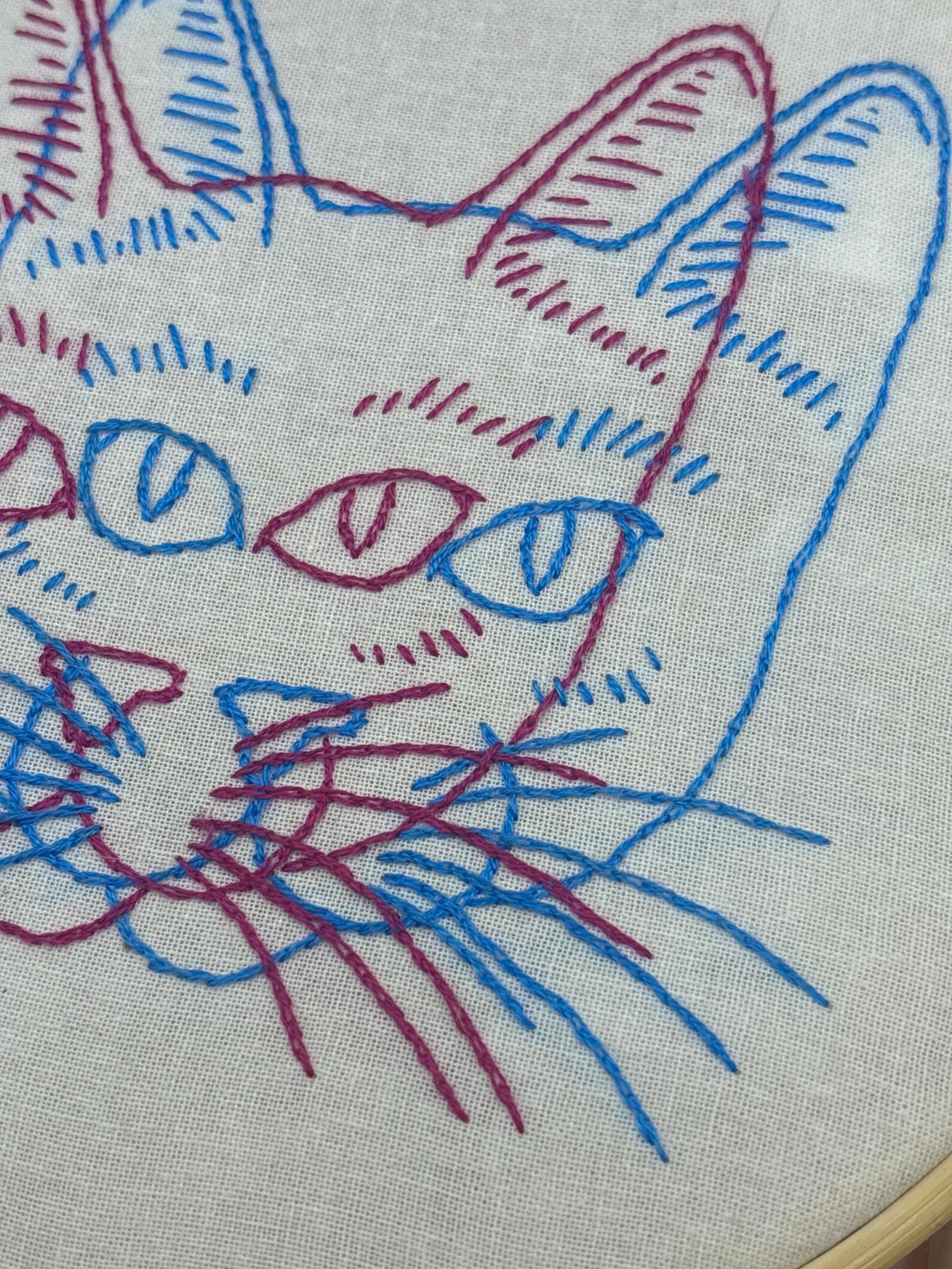 Hand Embroidery: Seeing Double - Etsy