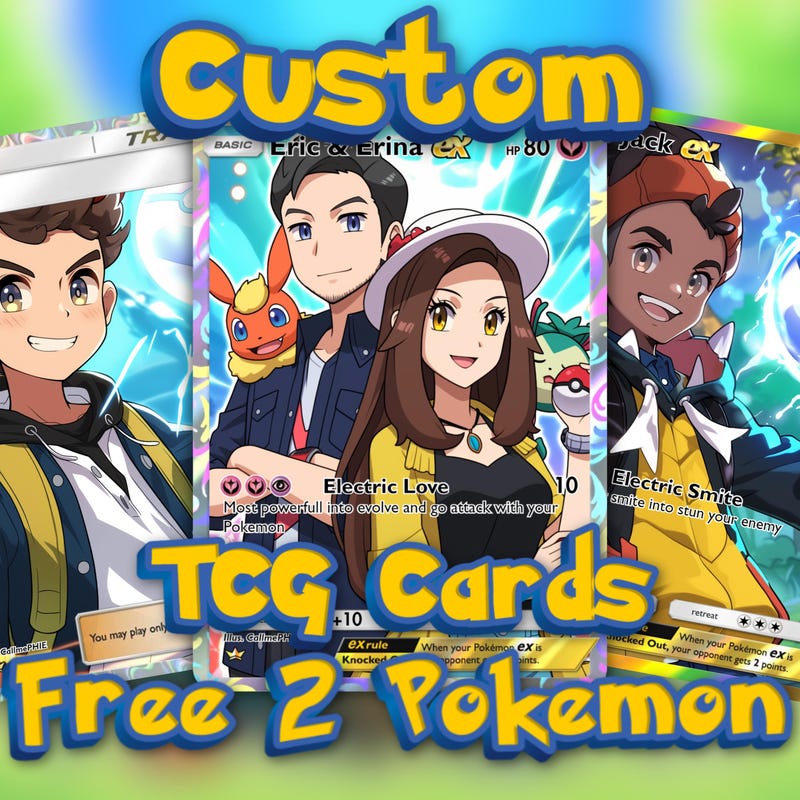 Pokemons Birthday Cards - Etsy