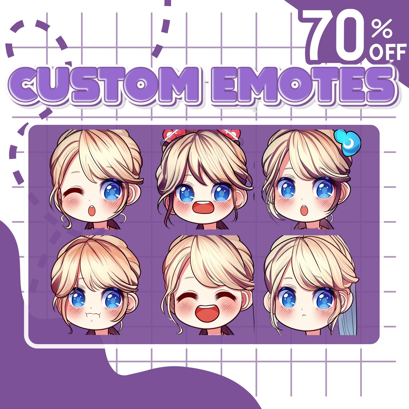 Custom Twitch Emotes or Kick Emotes | Twitch Emote for Streamer Twitch ...