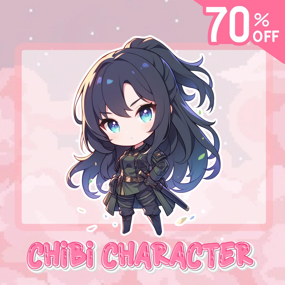 Custom Couple Chibi, Chibi Character, Chibi Commission, Chibi Anime ...