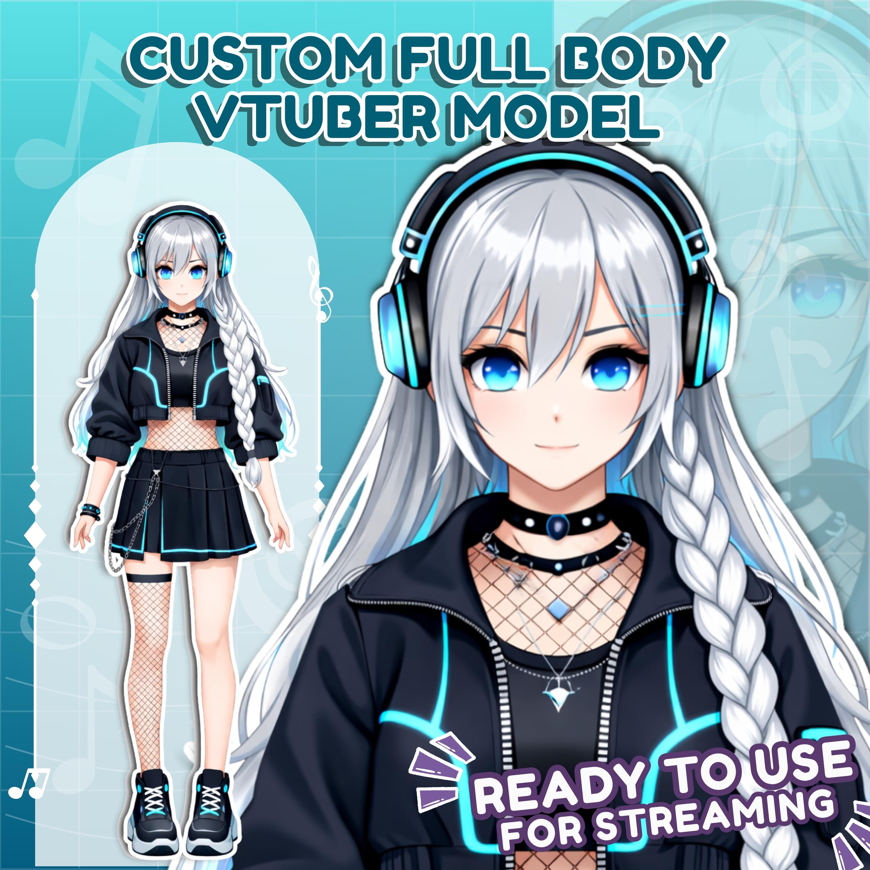 Custom Full Body Live2d Vtuber Model Commission | Fully Rigged & Ready ...