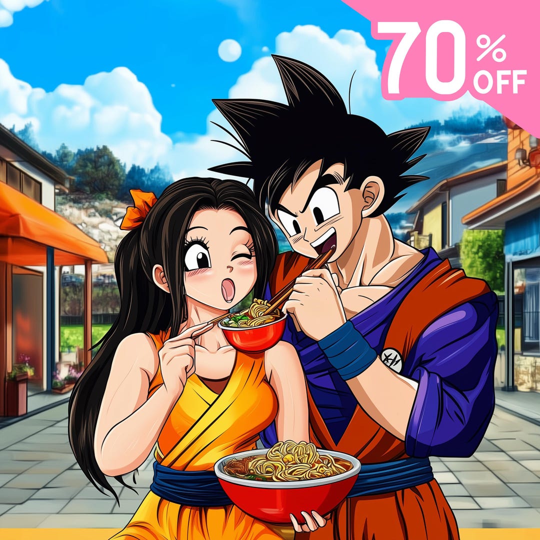 Custom Dragon Ball Portrait, DBZ Style, Personalized Portrait by Photo ...