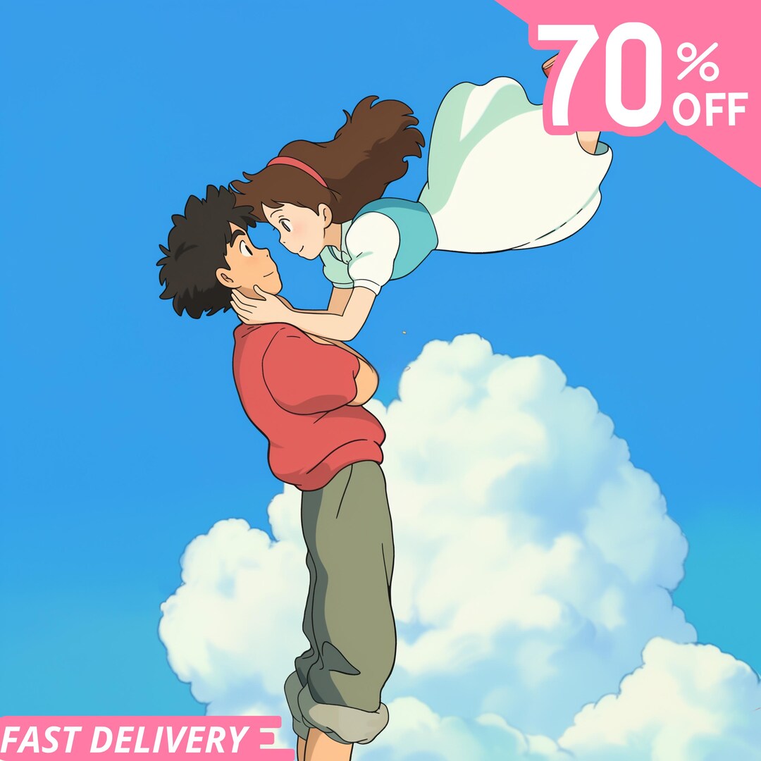 Custom Ponyo Ghibli-style Art | Anime Portraits for Couples, Families ...