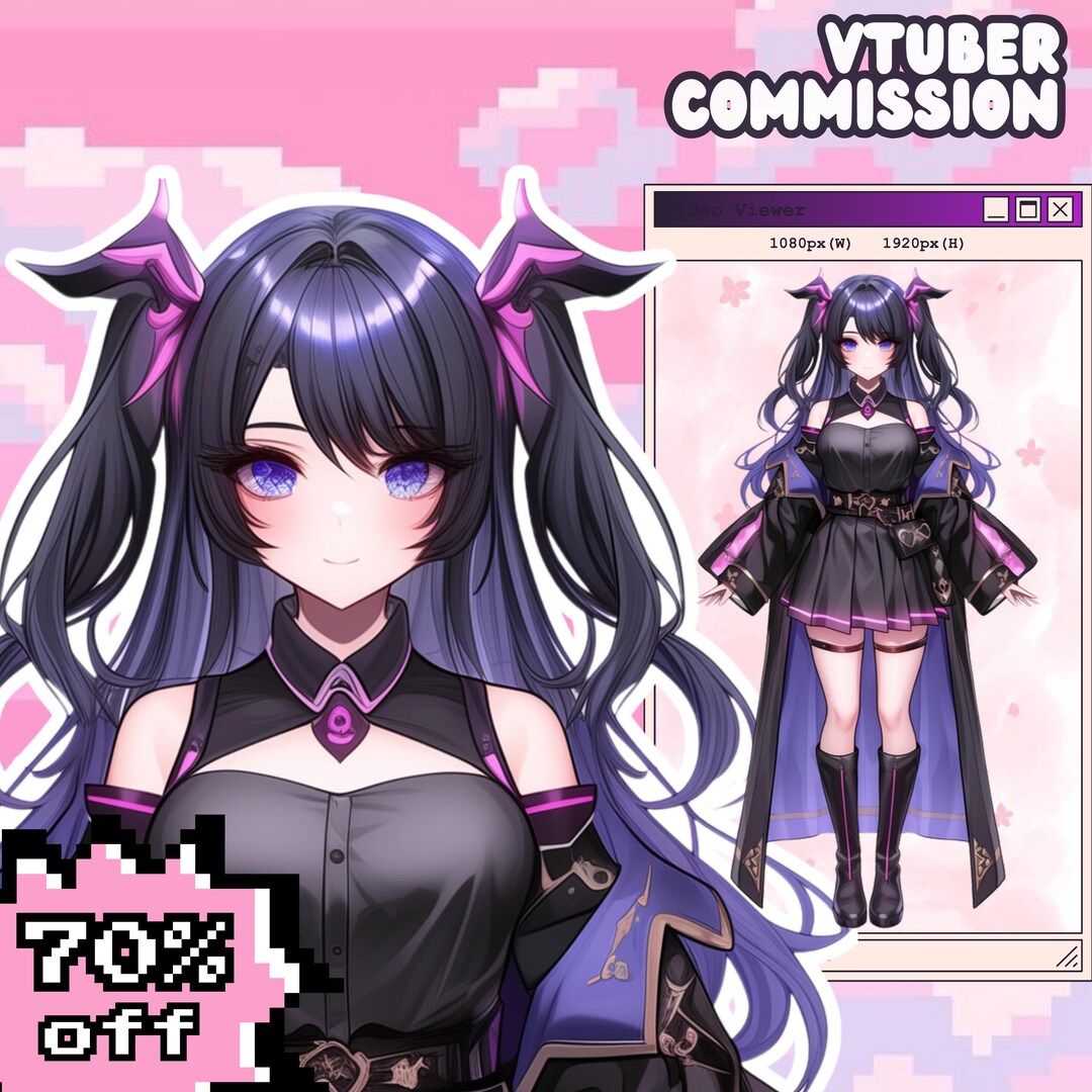 Custom Vtuber Model for Commercial Use Vtuber Commission Vtuber Design ...