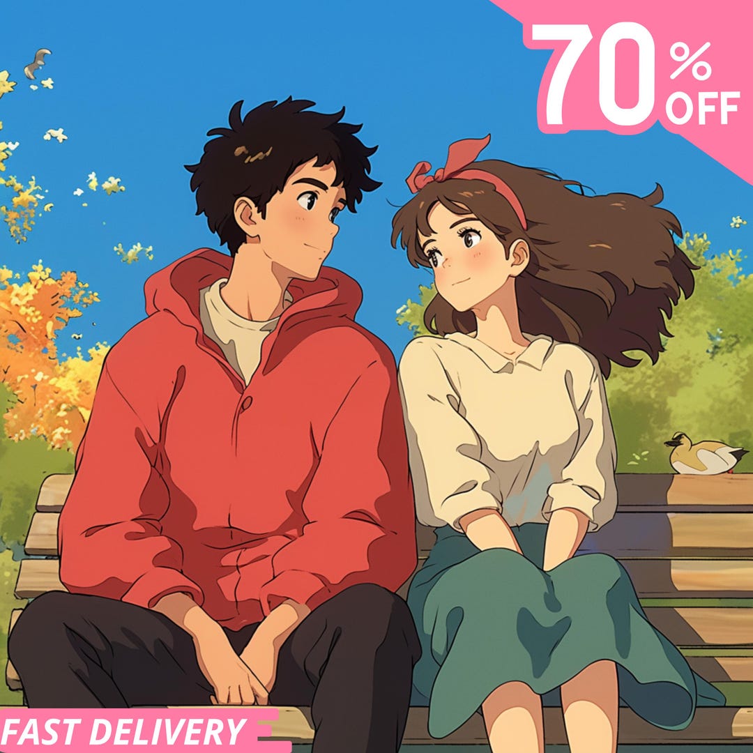 Custom Anime Portrait, Ghibli Themed, Anime Portrait, Family Portrait ...