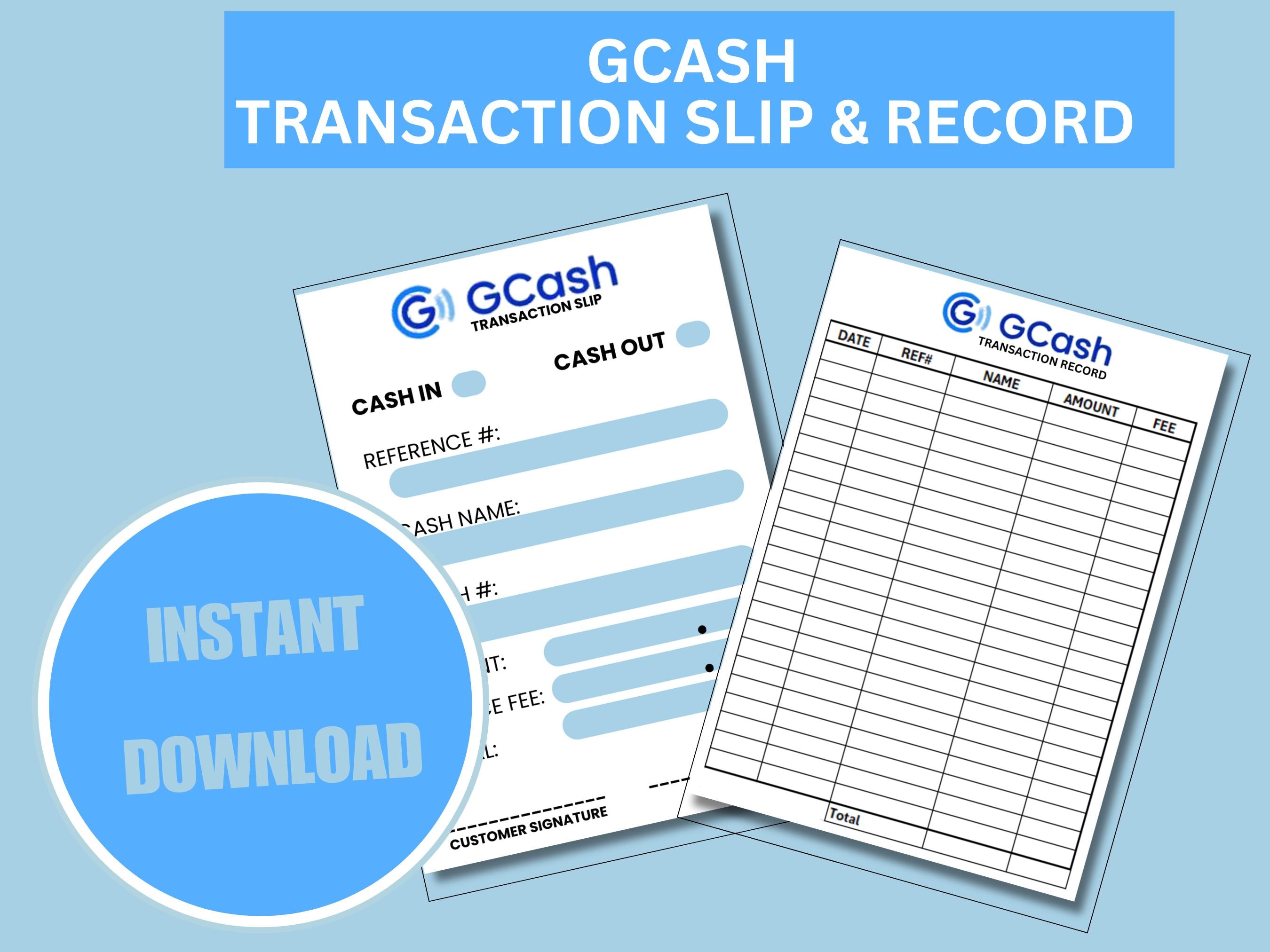 Gcash Transaction List and Transaction Record Digital Download | PDF ...